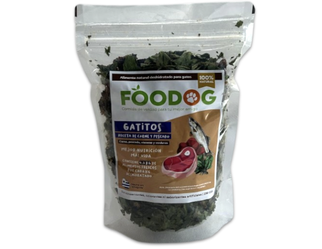 Menu de Carne y pescado GATITOS Versión MIXED 500g - Foodog